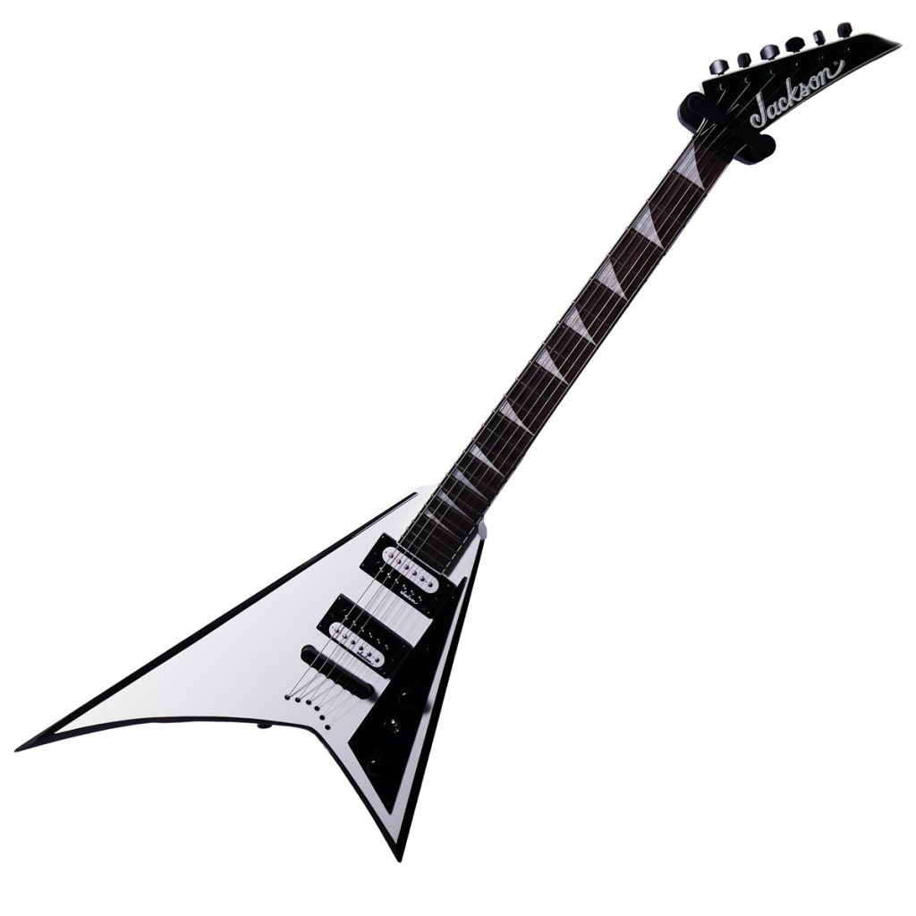 Jackson JS32T Rhoads, White with Black Bevels (Pre-owned, 2018) | Live ...