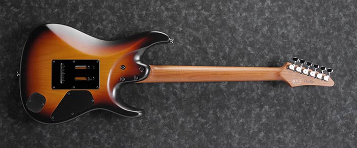 Ibanez AZ2402L-TFF Prestige, Tri Fade Burst | Live Louder