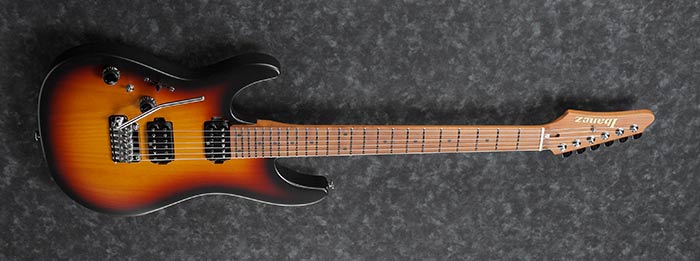 Ibanez AZ2402L-TFF Prestige, Tri Fade Burst | Live Louder