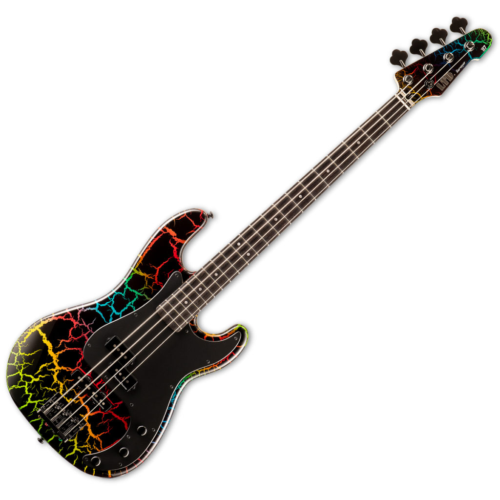 ESP Ltd Surveyor '87 Rainbow Crackle | Live Louder