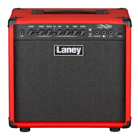 Laney LX35R - Guitar combo amp - 35W - 10 inch - Reverb - RED | Live Louder