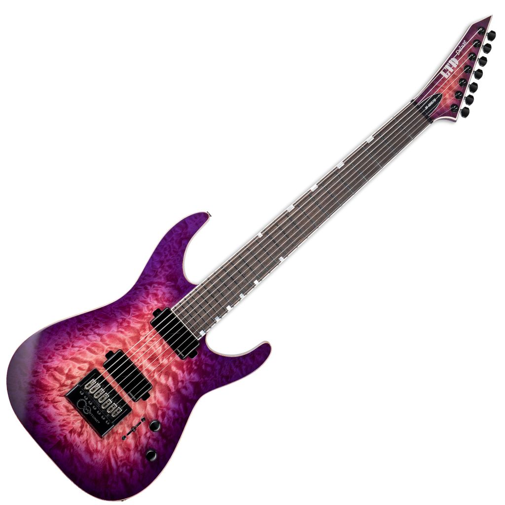 ESP LTD M-1007B ET CRSB Dark Cranberry Burst - Limited Edition | Live ...