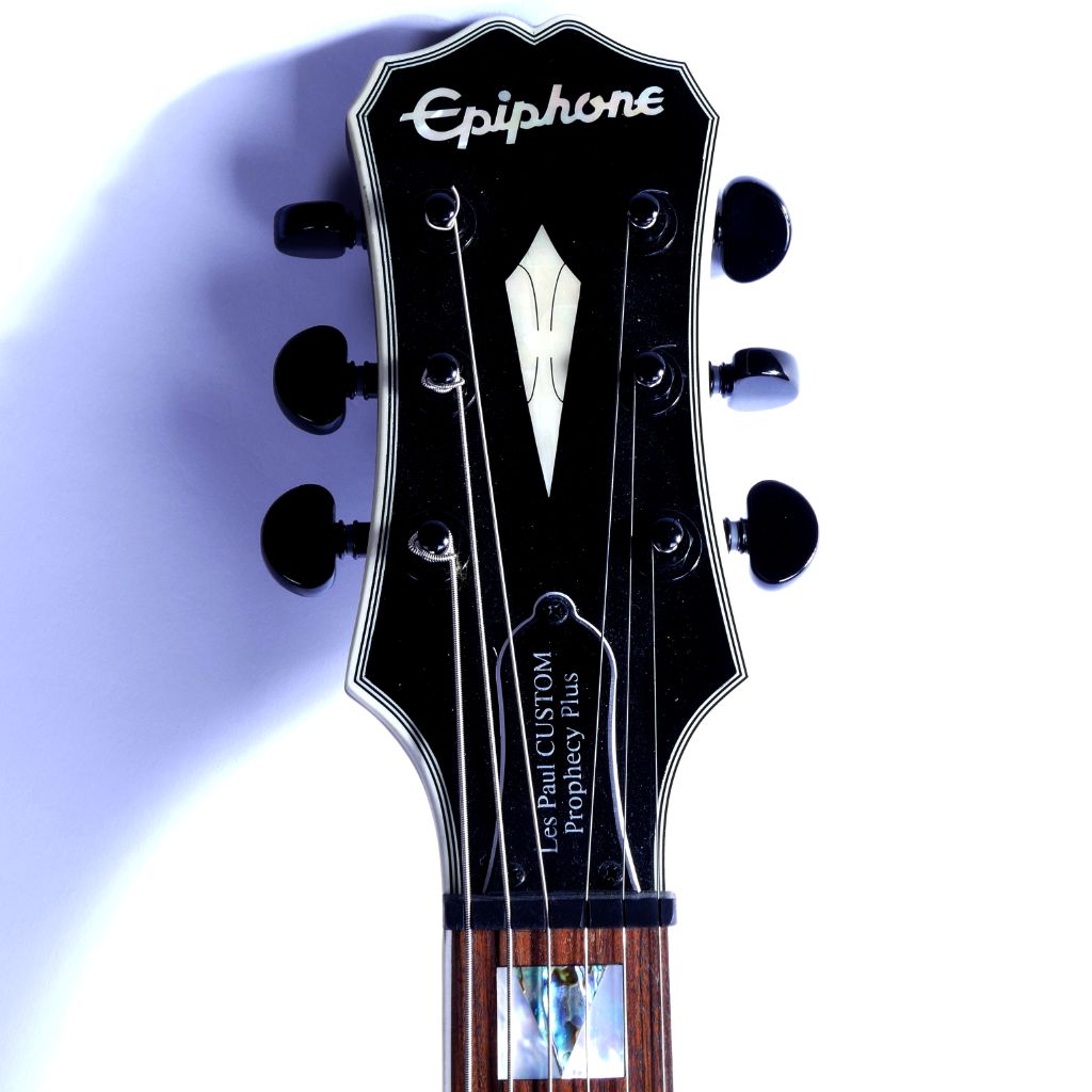 Epiphone Les Paul Custom Prophecy Plus, Midnight Ebony (Pre-owned, 2019 ...