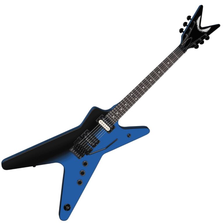 Dean ML 79 Floyd Flame Top Duncans, Blue Black Fade | Live Louder