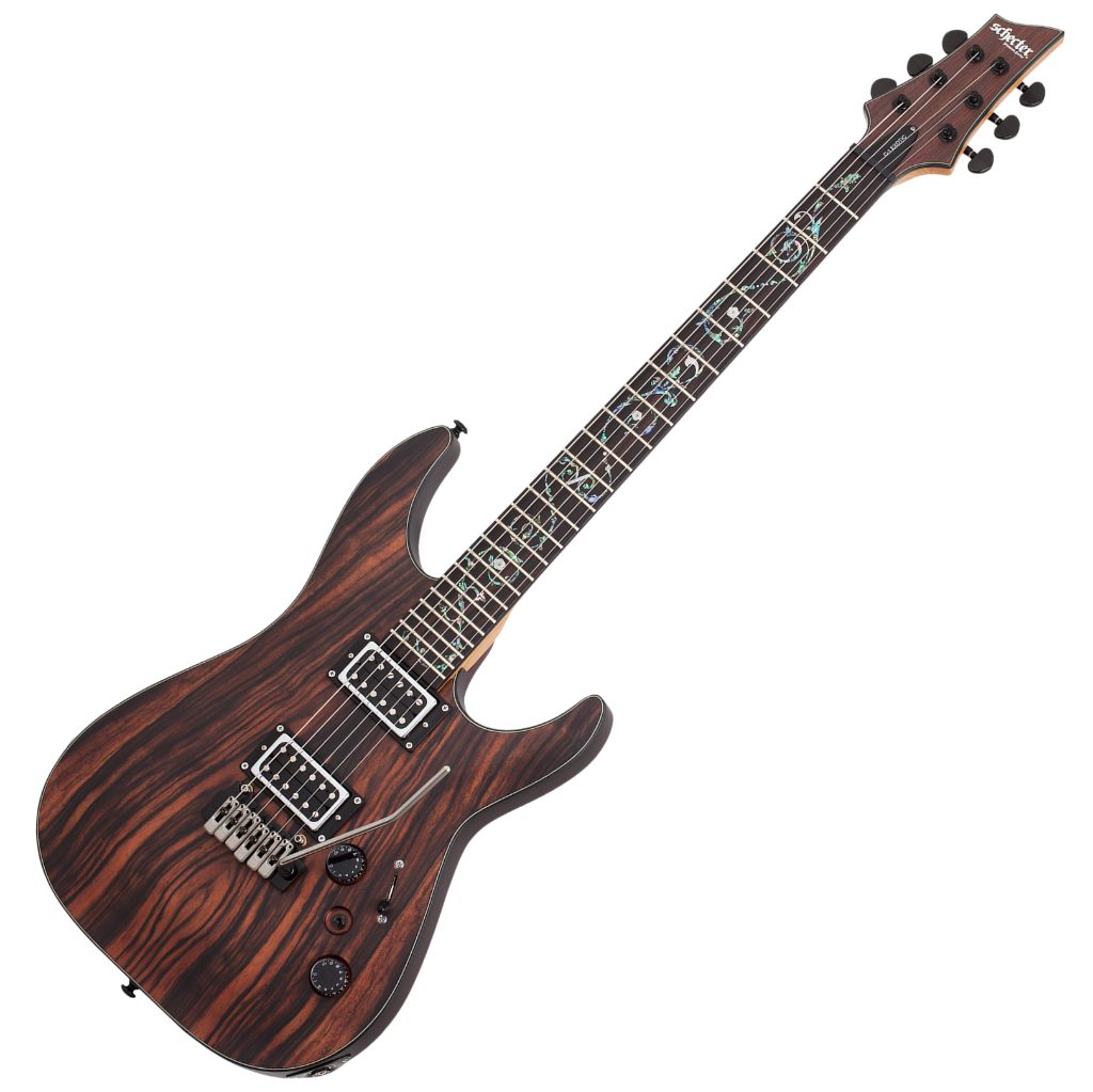 Schecter C-1 Exotic Ebony Trem Natural Satin | Live Louder