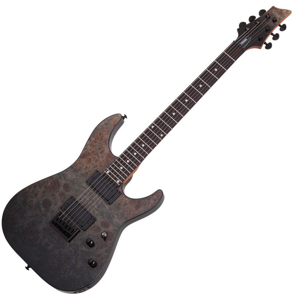 Schecter C-1 Standard Back Fade Burst Burl | Live Louder