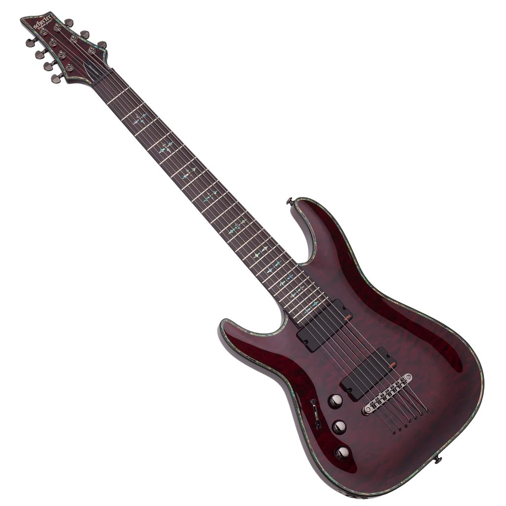Schecter Hellraiser C-7 Black Cherry LH | Live Louder