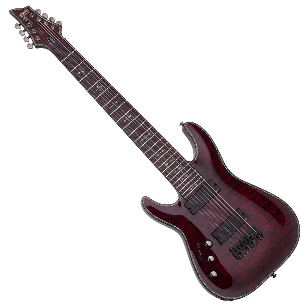 Schecter Hellraiser C-8 Black Cherry LH | Live Louder