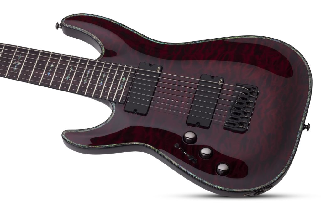 Schecter Hellraiser C-8 Black Cherry LH | Live Louder