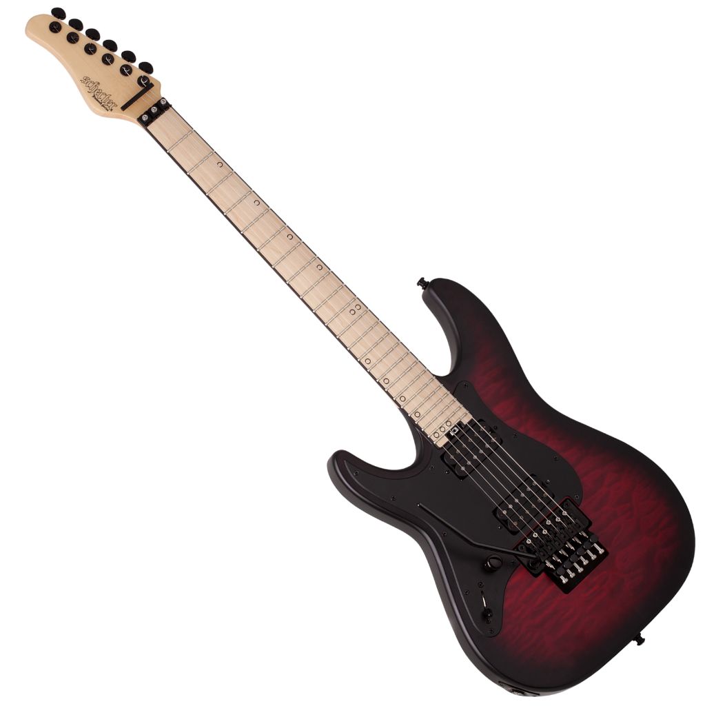 Schecter Miles Dimitri Baker Crimson Red Burst Satin LH | Live Louder