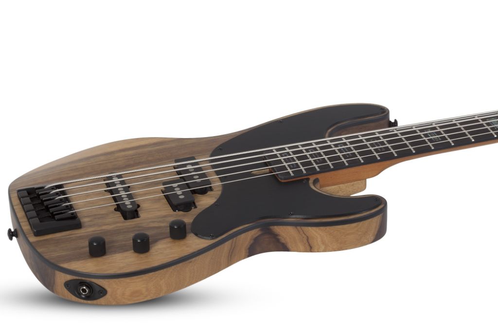 Schecter Bass - Model-T 5 Exotic Black Limba | Live Louder