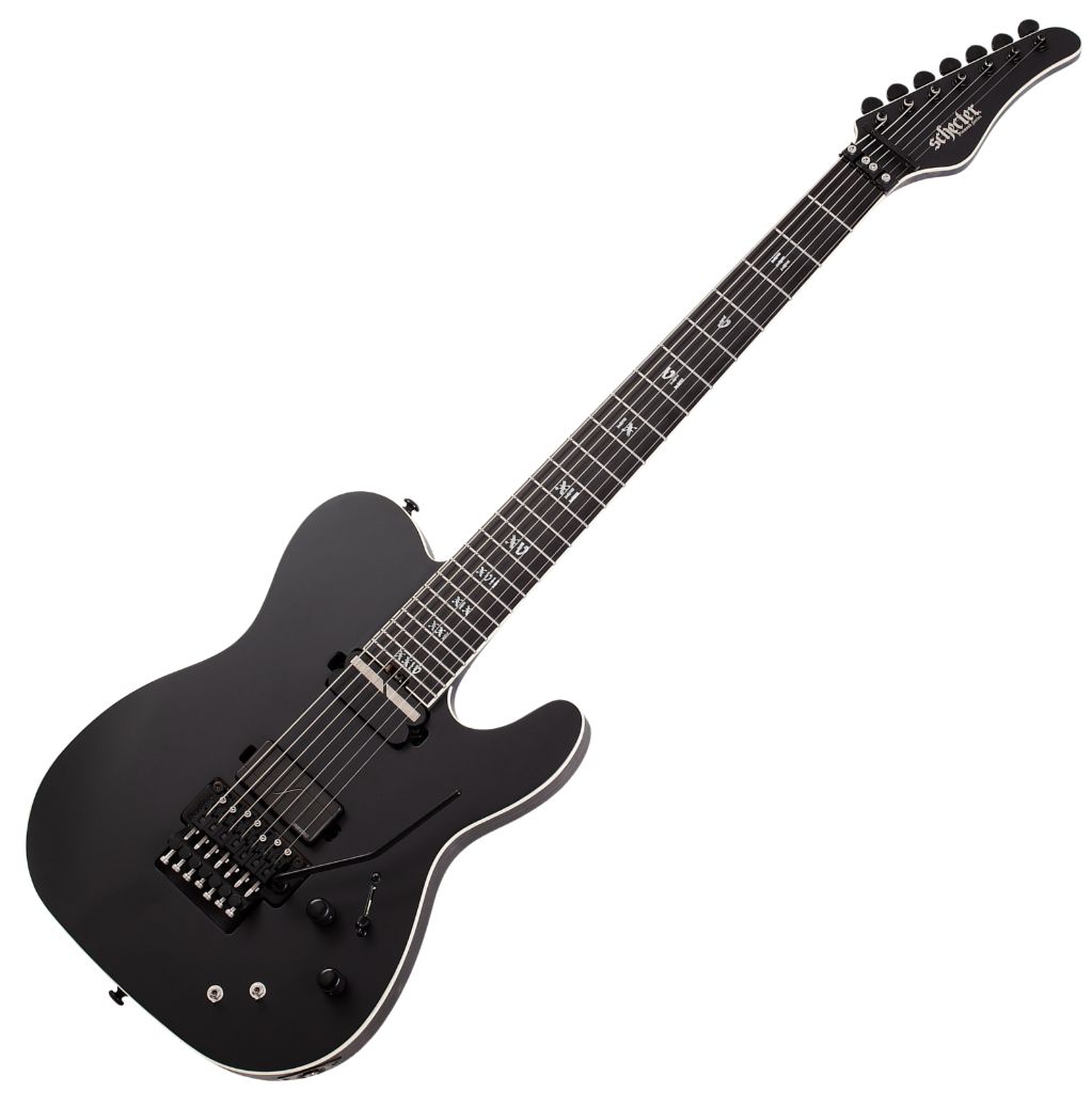 Schecter PT 7 FR-S SLS Elite Evil Twin Satin Black | Live Louder