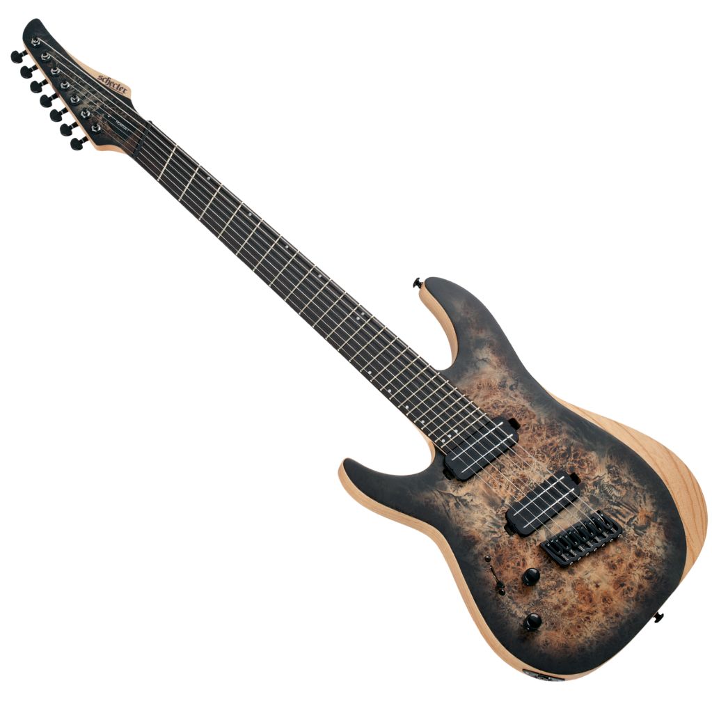 Schecter Reaper-7 Multi-Scale Charcoal Burst LH | Live Louder