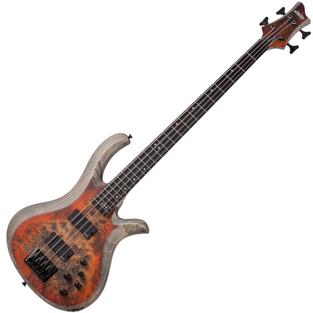 Schecter Bass - Riot-4 Satin Inferno Burst | Live Louder