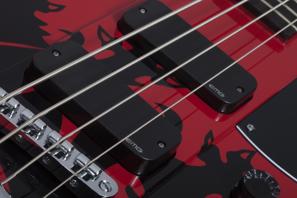 Schecter Simon Gallup Ultra Bass Red / Black | Live Louder